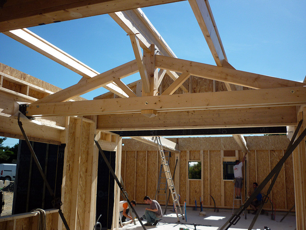 Cheminement d'une construction ossature bois. | SB CONSTRUCTION